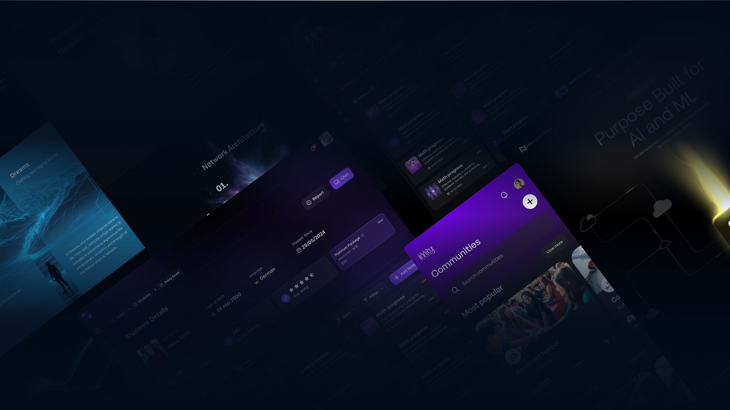 Biela video section background